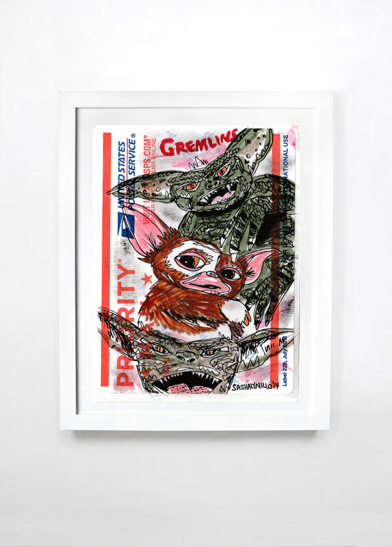 Gremlins Movie 1984 Street Art Sticker Graffiti Drawing Priority Mail 1 ...