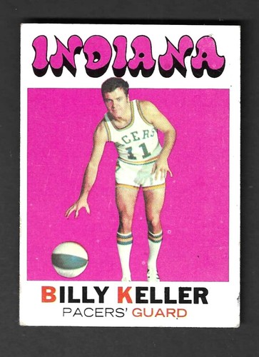 1971-72 Topps Basketball Card #171 BILLY KELLER Indiana Pacers Rookie ...