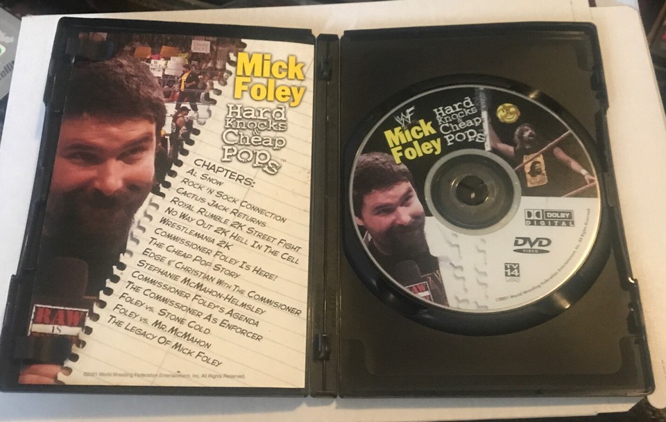 WWF Wrestling - Mick Foley: Hard Knocks Cheap Pops (DVD, 2001) Free ...