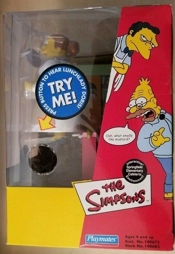LUNCH LADY DORIS Figure Simpsons Springfield Elementary Cafeteria ...