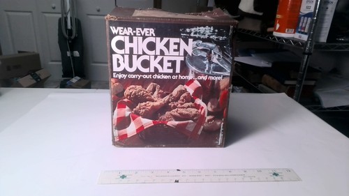 WEAR-EVER CHICKEN BUCKET Pressure Fryer-Cooker 4 Quart Aluminum w/ Box ...