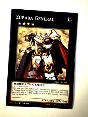 Zubaba General - WIRA-EN044 - Common - 1st Edition - NM - Yugioh! | eBay