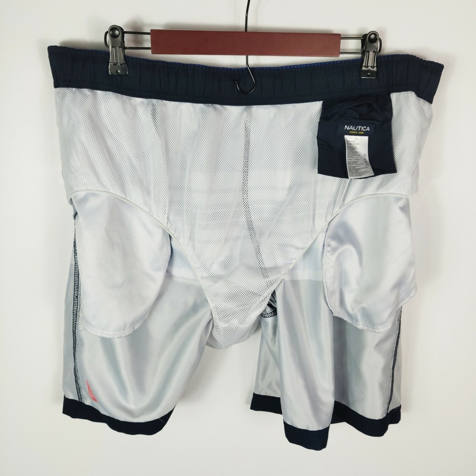 Nautice Men's XXL Blue Swimsuit Mesh Lined Swim Trunks Board Shorts ...