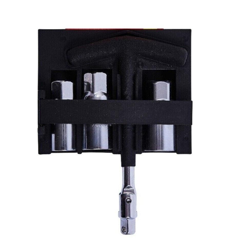 4PCS T-BAR SPARK PLUG SPANNER WRENCH SET REMOVER TOOL 3/8" 16 18 & 21mm ...