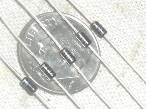 FIVE (5) 1N5232B 5.6 VOLT 5.6V ZENER DIODE DO35 500MW .5W 1/2 WATT 5% ...