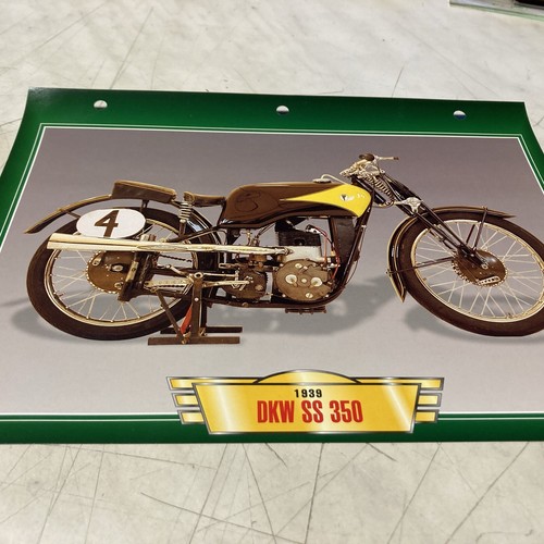 Dkw Ss 350 1939 Motorcycle Passion Collection Atlas | eBay