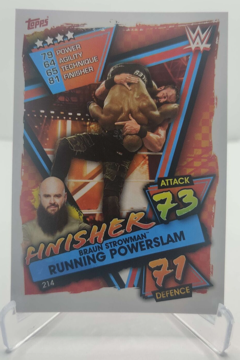 2021 Topps WWE Slam Attax - Finisher Braun Strowman #214 for sale ...