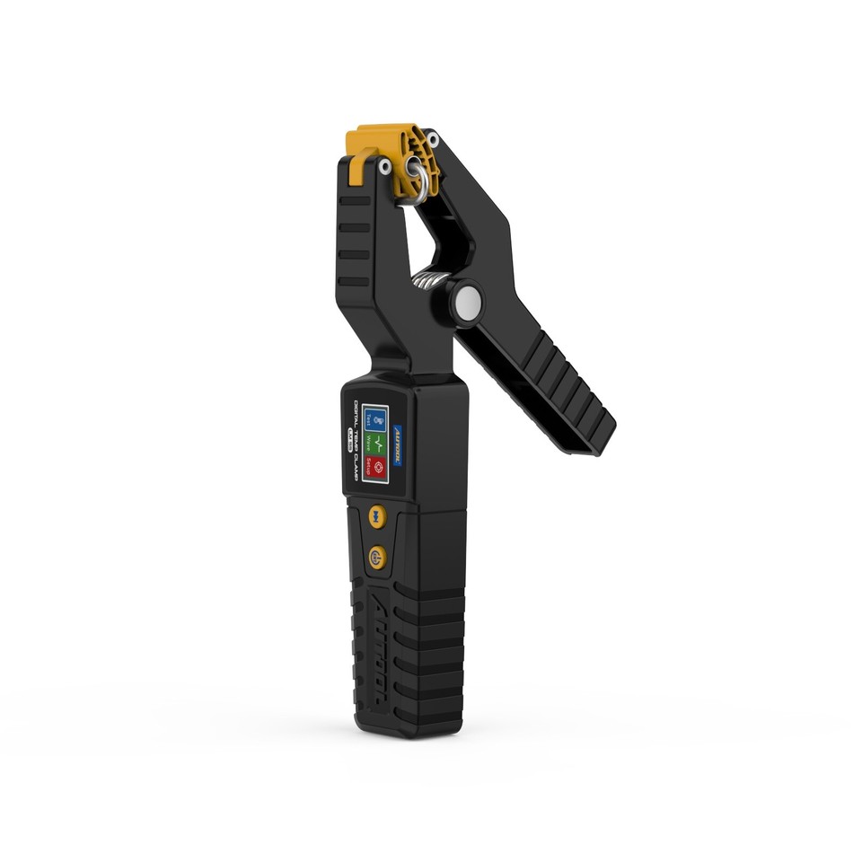 Digital Temperature Tester Pipe Clamp HVAC Thermometer Real-Time Temp ...