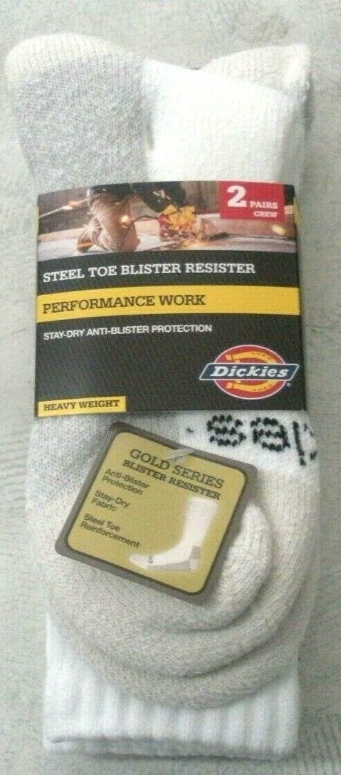 Dickies Steel Toe Work Crew Socks, Dickies Mens Socks 8825, 2 Pair ...