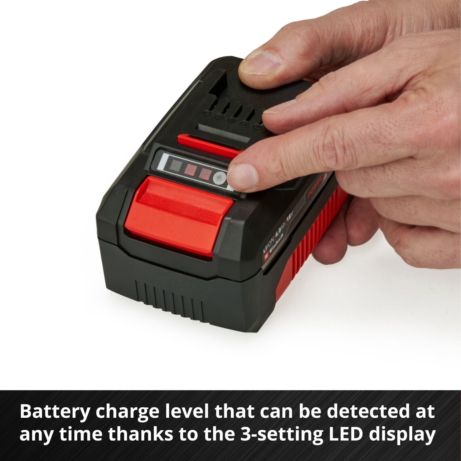 Einhell 4.0Ah 18V Battery Power X-Change PXC Rechargeable Dust ...