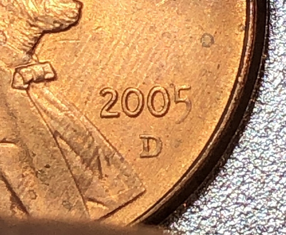 2005 D Lincoln Penny 1 Cent Coin / errors | eBay