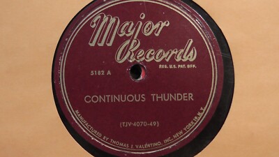 Sound Effects – 78rpm Single 10-inch – Major Records #5182 Continuous ...