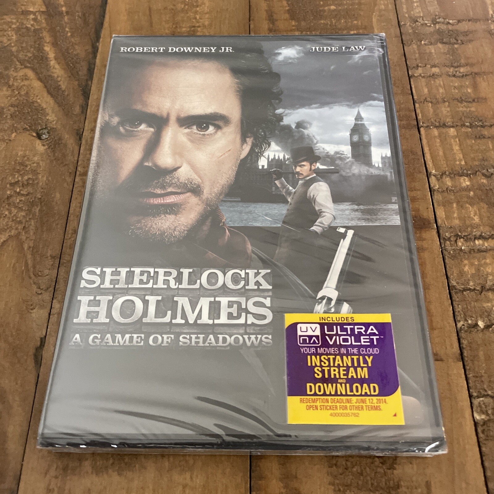 Sherlock Holmes A Game Of Shadows Dvd Cover