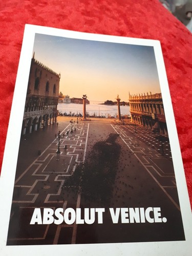Italy Collection Postcard Absolut Vodka- Venice n.22 Unused | eBay ...