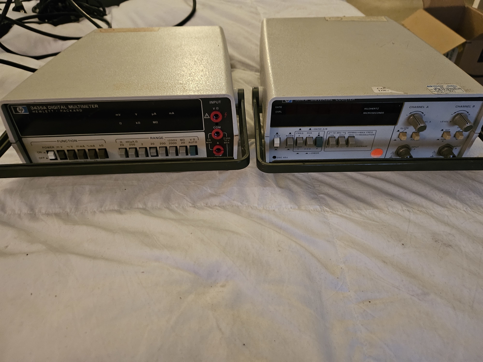 HP 3435A Digital Multimeter & HP 5314 A Universal Counter (Used) | eBay