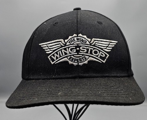 Wingstop Hat Employee Uniform Worker Embroidered Blac… - Gem