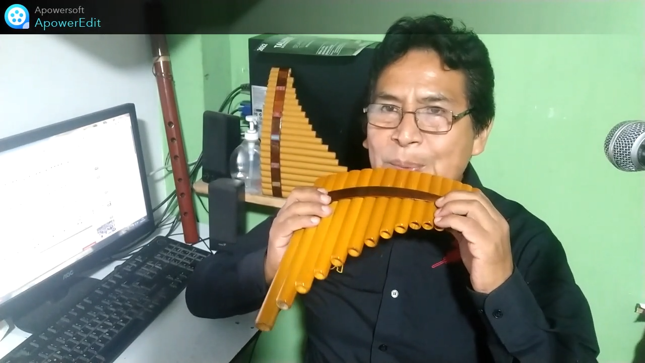 Student Pan Flute + Tuning Stick + Soft Case + Cleaning Rod + Flute ...