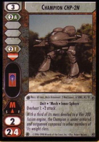 Battletech CCG: Champion (CHP-2N) [Ungraded] from set Crusade WOTC ...