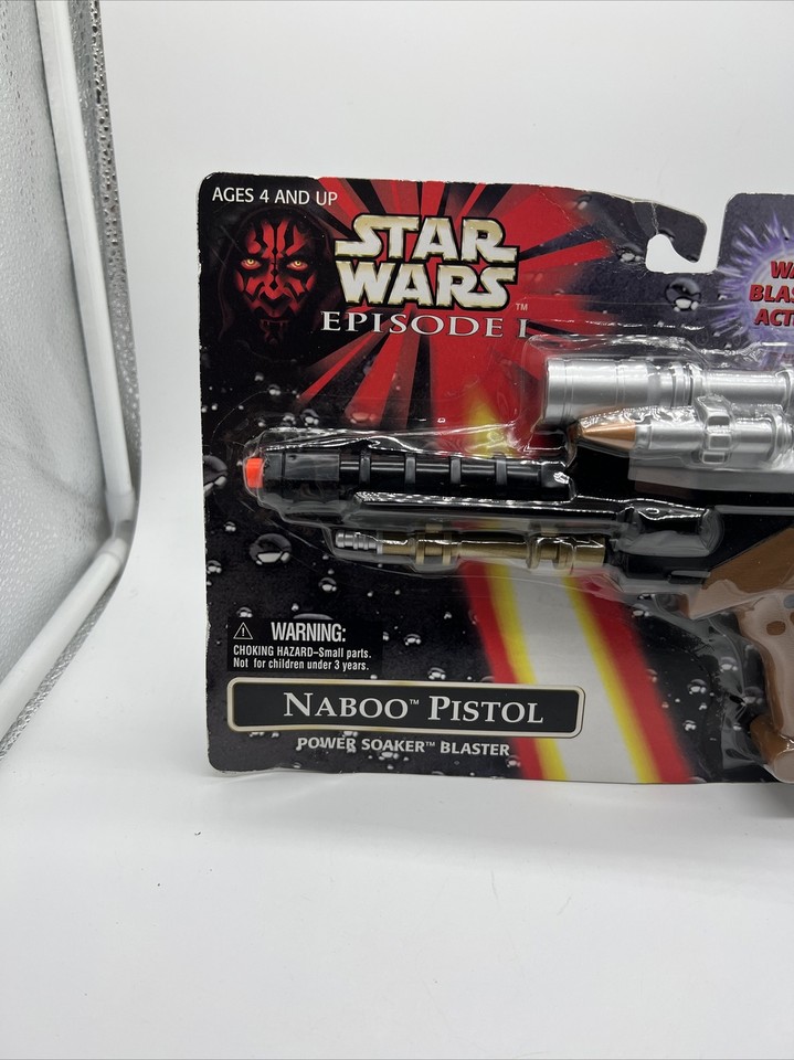Star Wars Episode 1 Naboo Pistol Super Soaker Water Gun - New By Larami ...