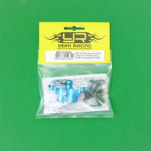 YR Alloy Rear Hub 3 Degrees Toe-In to suit Tamiya M07 Blue 1:10 RC car ...