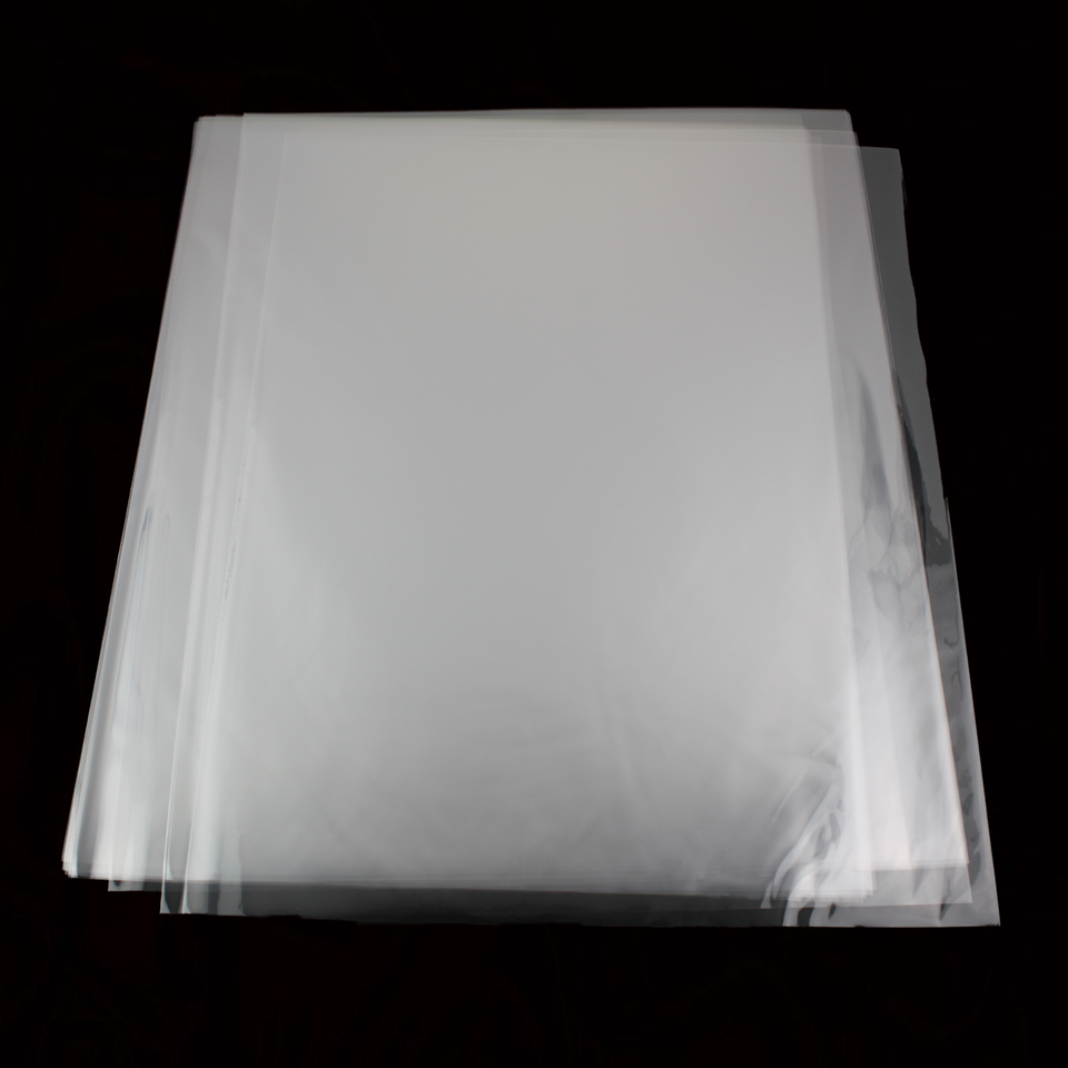 12x15 Clear Poly Bags Large Plastic Packaging Open Flat Packing T-Shirt ...