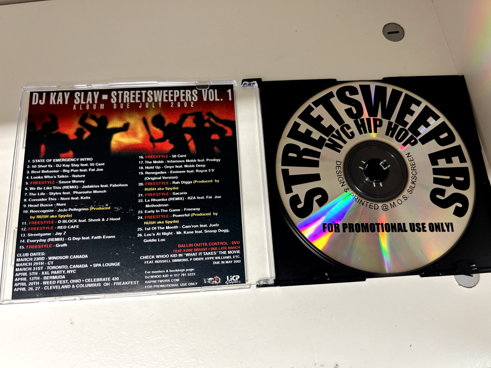 RARE DJ KAYSLAY DJ WHOO KID STATE OF EMERGENCY NYC PROMO MIXTAPE MIX CD ...