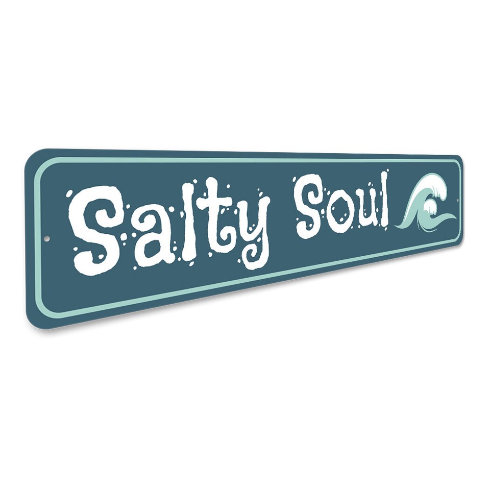 Salty Soul Metal Sign | eBay