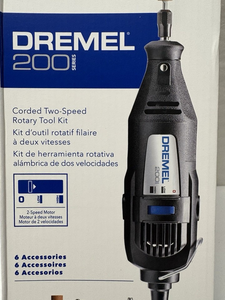 New Dremel Lite 4V Variable Speed Cordless Rotary Tool Kit, 7760-N/10 ...