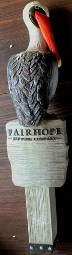 FAIRHOPE BREWING ALE BROWN PELICAN SIGNATURE FIGURAL TAP | eBay