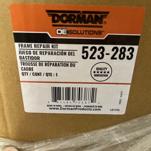 Frame Repair Kit Dorman 523-283 Fits 97-03 Jeep TJ Wrangler Rear Right ...