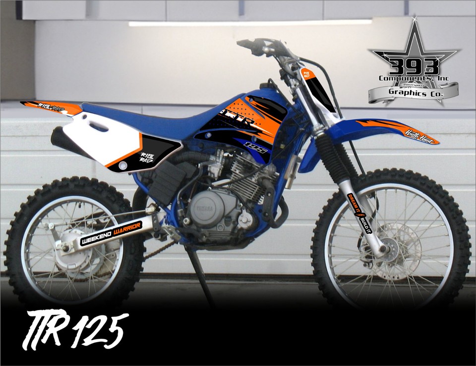 Yamaha TTR125 Graphics Decal TTR 125 2000 - 2007 sticker kit Super Nice ...