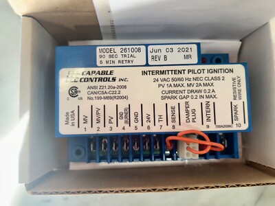 NEW open box Capable Controls Intermittent Pilot LH33CZ010 Ignition ...