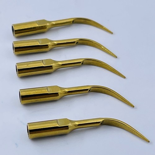 5pcs GD4T Dental Scaler Tip Ultrasonic Endodontics Tip DTE SATELEC Goldplated | eBay