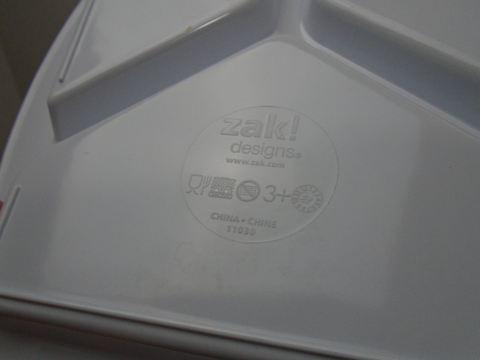 Zak Designs Spiderman Melamine Divided Plate Marvel | eBay