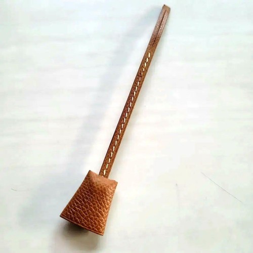 HERMES Gold Epsom Leather Mini Clochette Key Holder 0.8x5.3 Inches | eBay