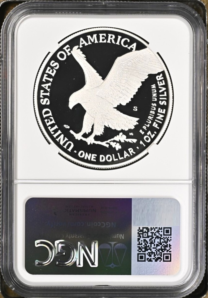 2024 s proof silver eagle ngc pf 69 uc first releases sf label | eBay