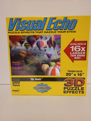 Visual Echo "SKY ROADS" 3D Puzzle - 500 Pieces - Sealed/Free Shipping ...