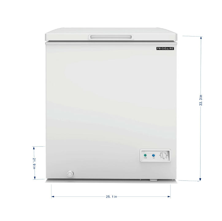NEW Frigidaire 5.0 Cu. ft. Chest Freezer, White , EFRF5003 | eBay