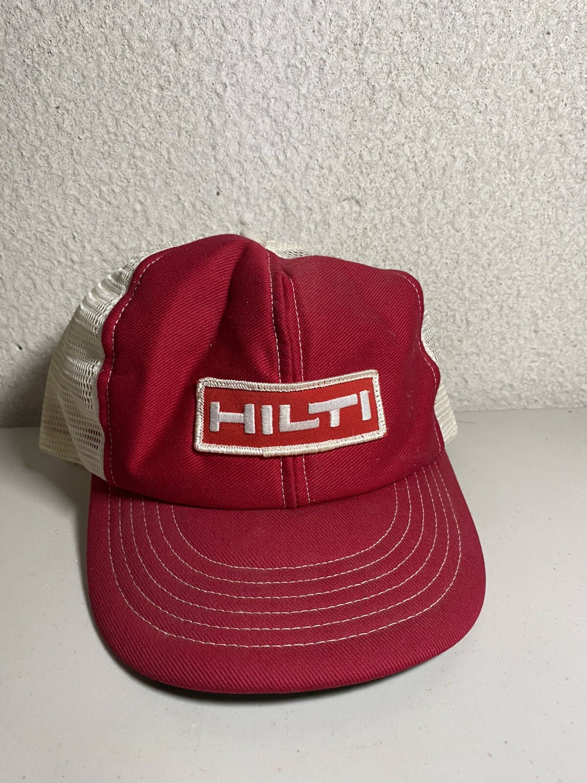 Vintage Hilti Hat Cap Snapback Trucker Foam Mesh Vintage Tools Made In ...
