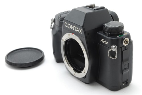 [ Excellent+5 ] Contax Aria 35mm SLR Film Camera Black Body Only From ...