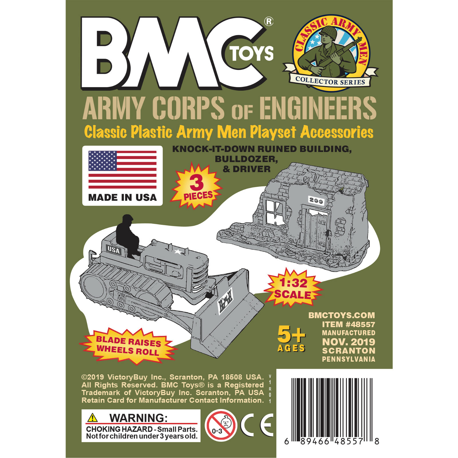 BMC Recast IDEAL Army CORPS OF ENGINEERS Bulldozer & Marx Exploding ...