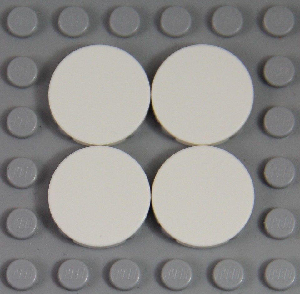 LEGO - 2x2 Round Tiles - PICK YOUR COLORS - Smooth Finishing Plate Flat ...