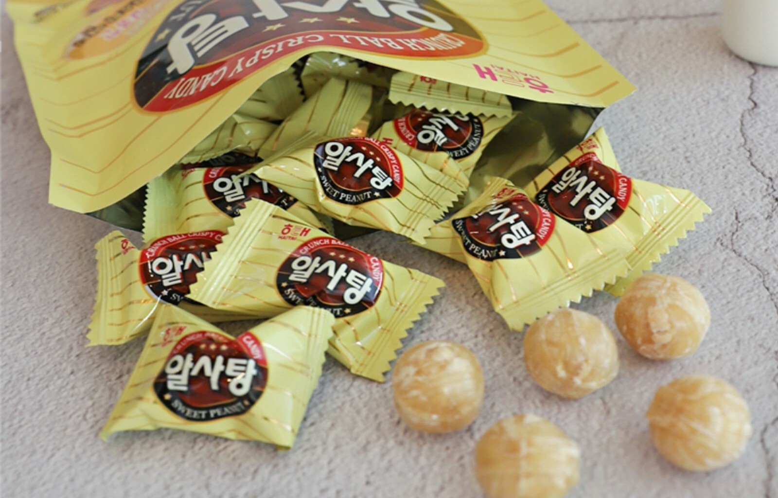 Korean HAITAI ALSATANG Sweet Peanut Candy 319g Made in Korea | eBay