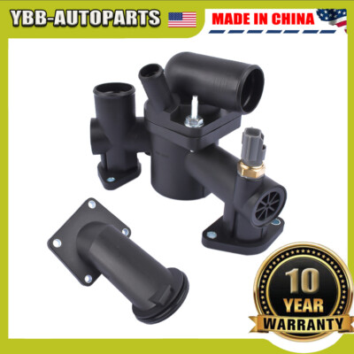 For 03-05 Jaguar S-Type XJ8 XJR 4.2L AJ89485 Thermostat Housing with ...