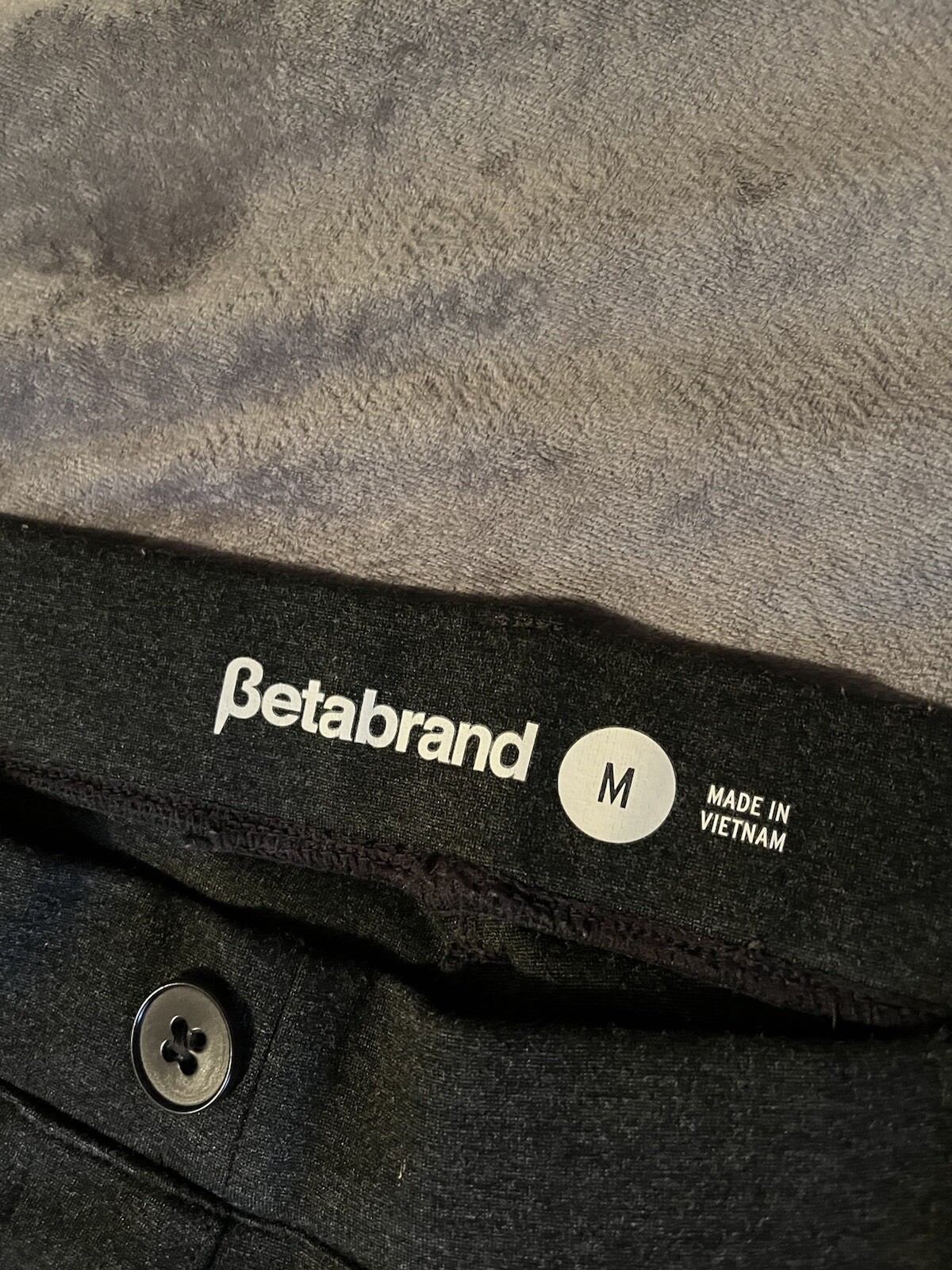 Betabrand Dress Pant Yoga Pants Charcoal Size Medium NEW Stretch Work ...