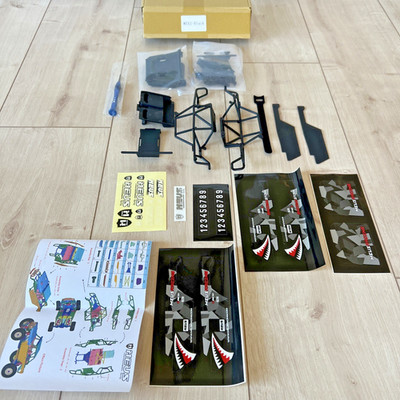 MEUS Racing MB24 Body 5.2in Axial Shell Carbon Fiber Frame TRX4M 1/18 ...