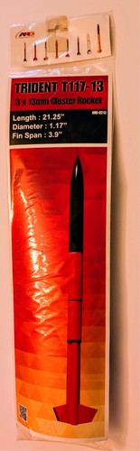 Advanced Rocketry Group Trident T117-13 Model Rocket Kit | eBay