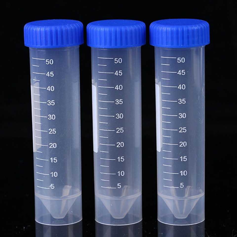 81 Pcs Test Tubes with Lids and Rack Chemistry Experiment Equipment ...