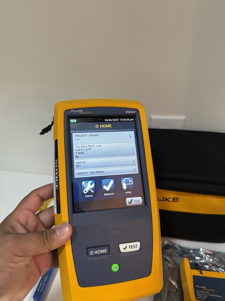 FLUKE OFP-SM OPTIFIBER PRO SINGLEMODE OTDR MODULE KIT W /DSX VERSIV ...