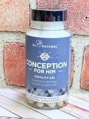 Conception For Him Fertility Supplements for Men Male Booster 60 Veg ...